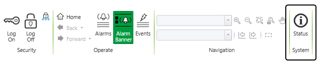 Client Administration Guide - Viewing the System Status (ViewX Client - System Connections)